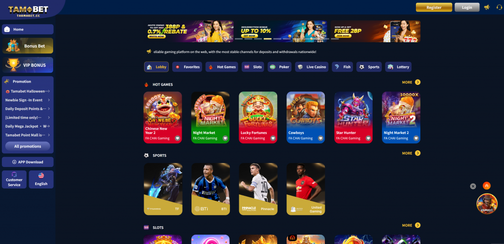TAMABET.CC | Premier Online Casino in the Philippines
